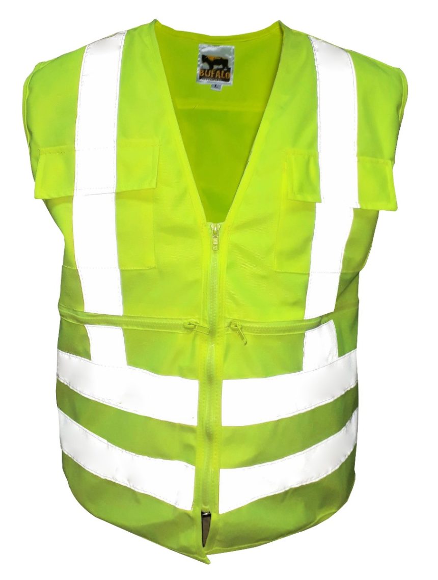 CHALECO GEOLOGO POPLIN AMARILLO FLUOR 360 - ALL STORE CHILE